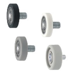 Silicon Rubber / Urethane Molded Bearings - Threaded Flat | MISUMI ...
