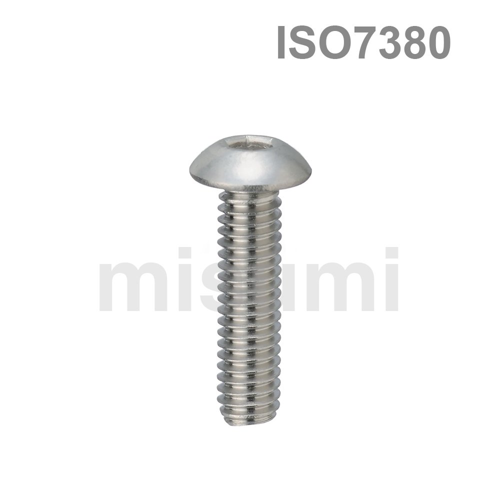 Hex Socket Round Head Screws - Stainless Steel ISO7380 | MISUMI ...